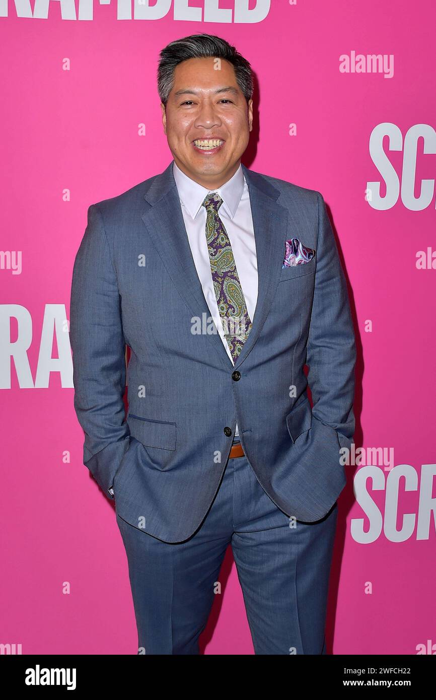 Feodor Chin bei der Premiere des Kinofilms Scrambled im AMC Westfield ...