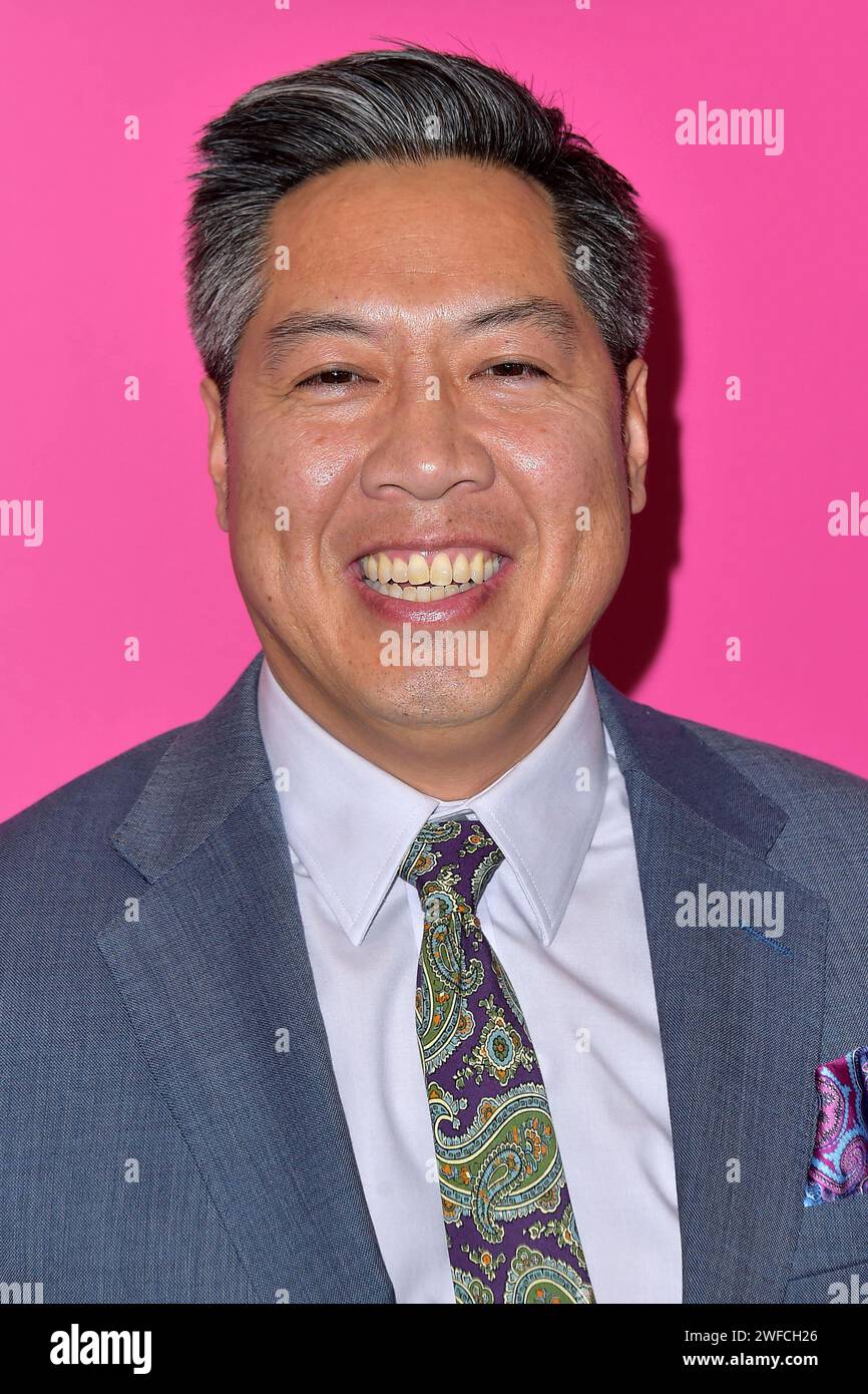 Feodor Chin bei der Premiere des Kinofilms Scrambled im AMC Westfield ...