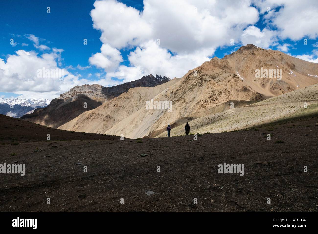 Trekking to Lingshed Sumdo, Zanskar, Ladakh, India Stock Photo - Alamy