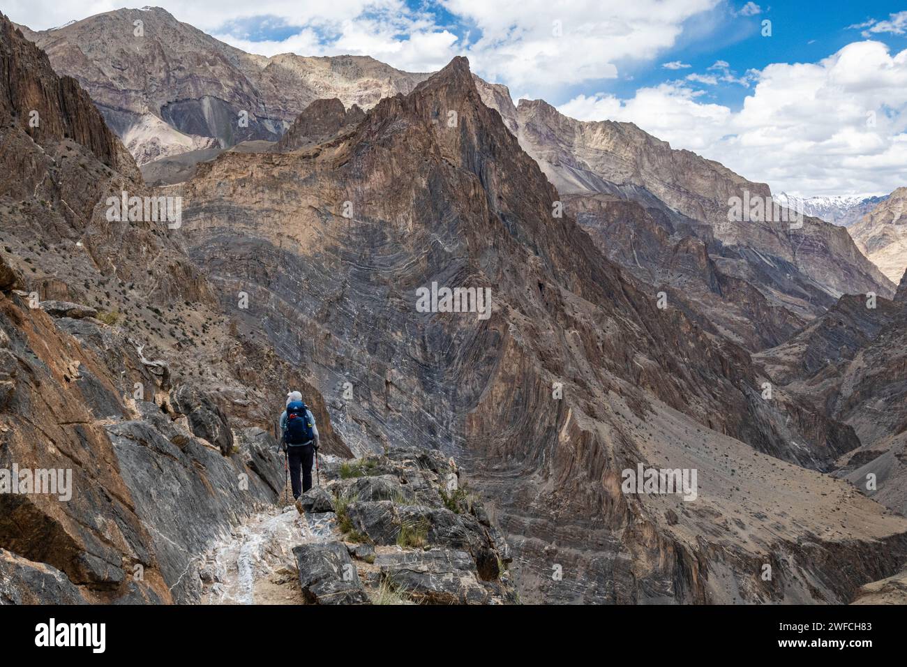 Trekking to Lingshed Sumdo, Zanskar, Ladakh, India Stock Photo - Alamy