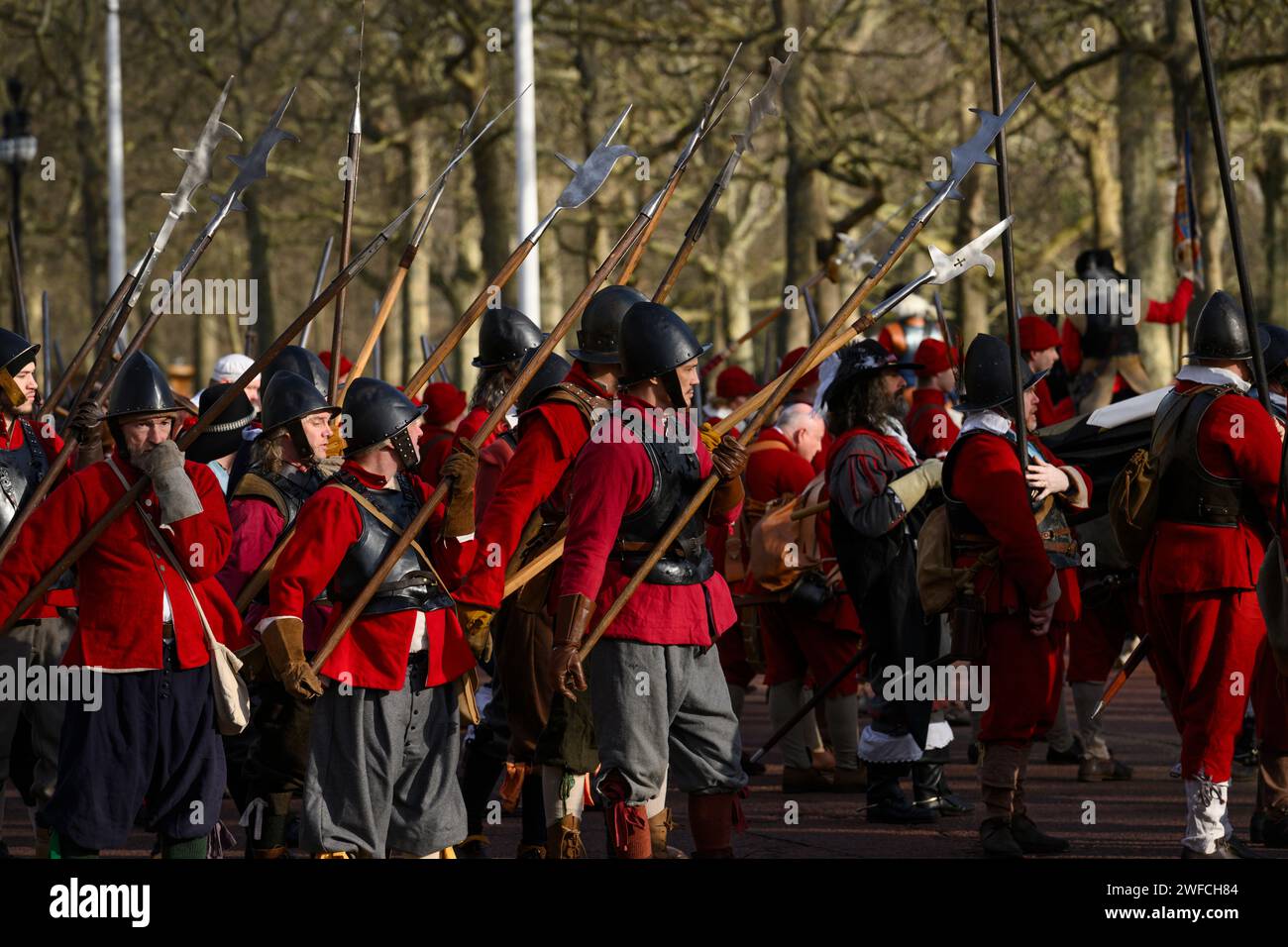 At the end of their commemoration for King Charles I’s execution on ...