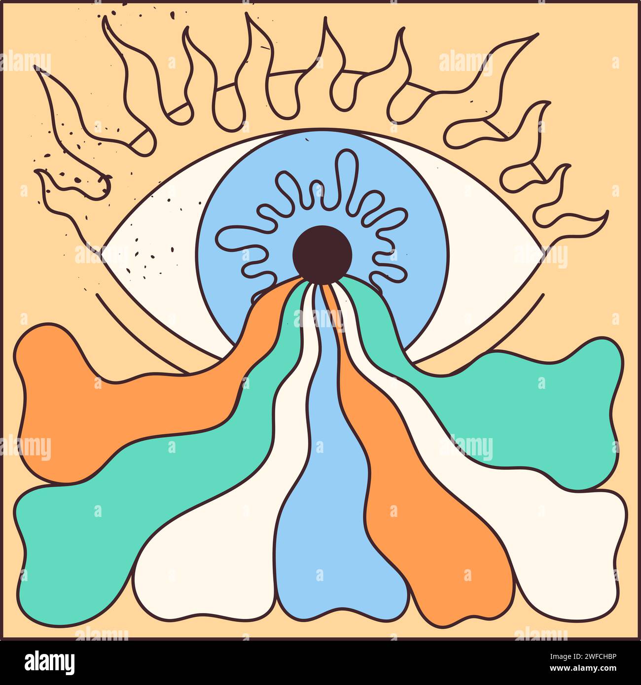 Eye vision, watch spots of color Stock Vector Image & Art - Alamy