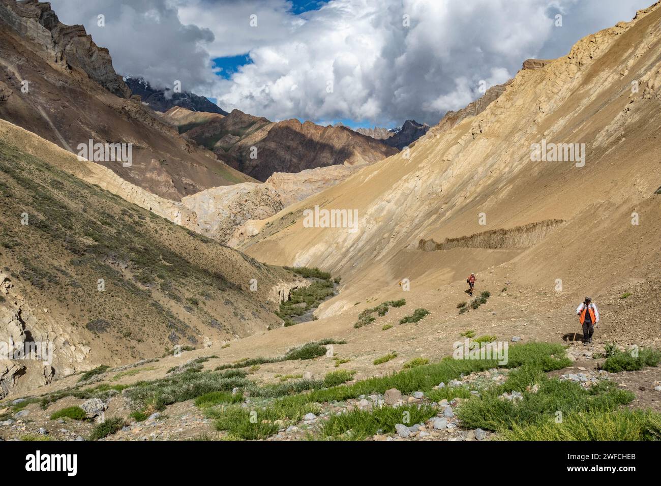 Trekking from Lingshed Sumdo, Zanskar Range, Ladakh, Jammu & Kashmir ...