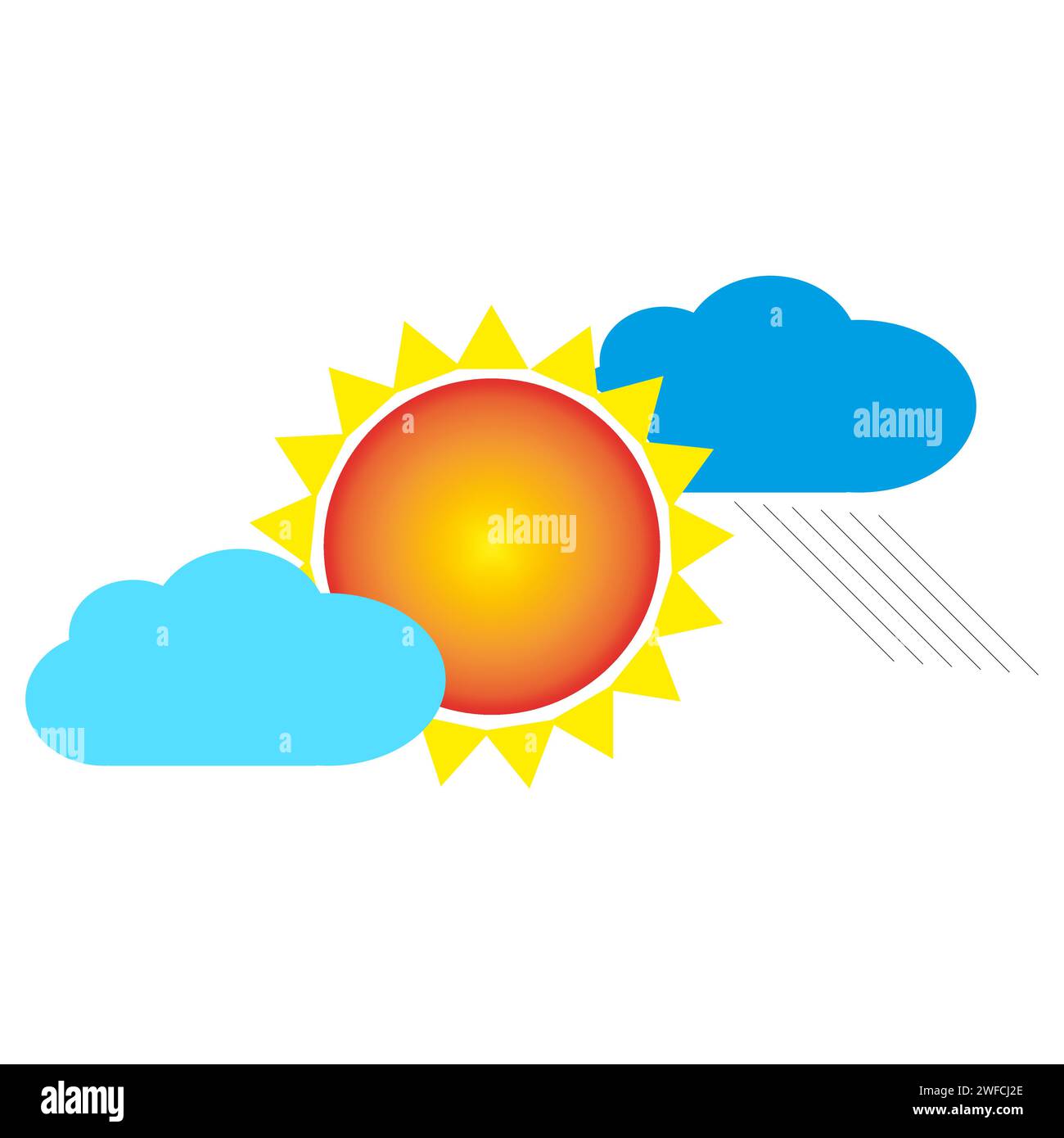 Thunderstorm clouds sky background Cut Out Stock Images & Pictures - Alamy
