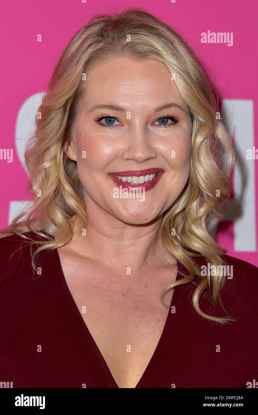 Jen Fiskum bei der Premiere des Kinofilms Scrambled im AMC Westfield ...
