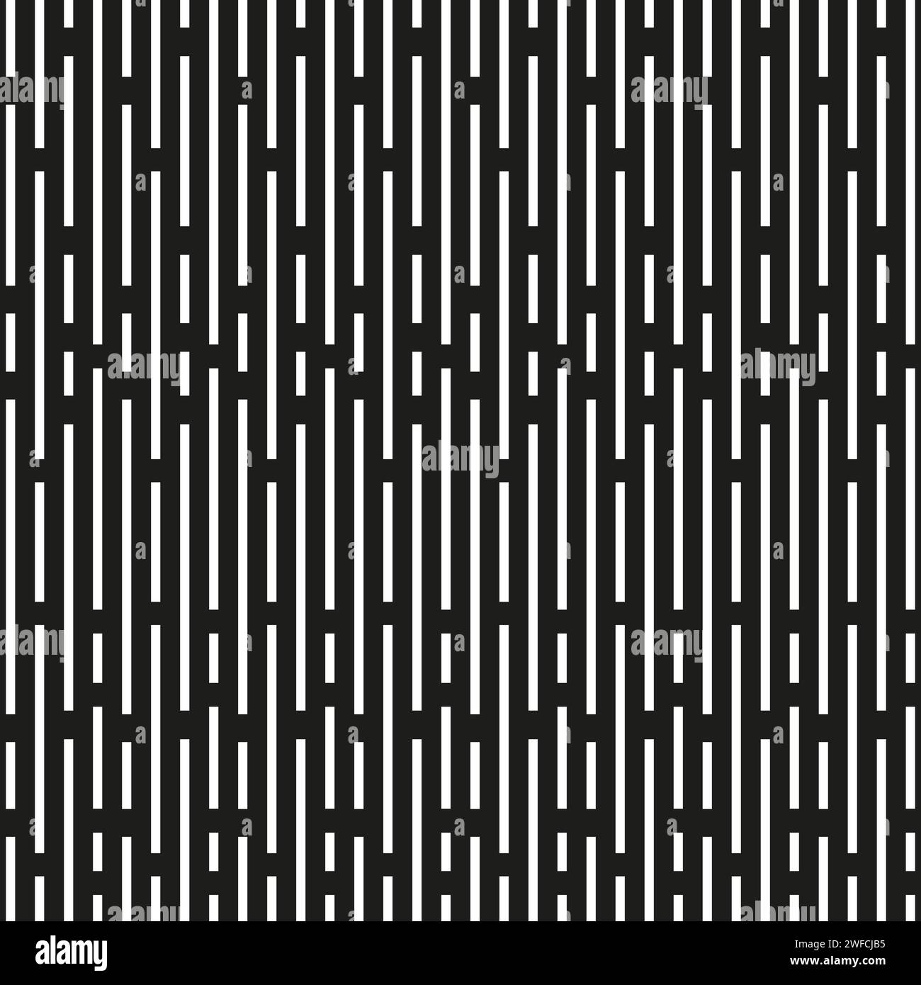 white lines black background. Dark seamless pattern. Vector ...