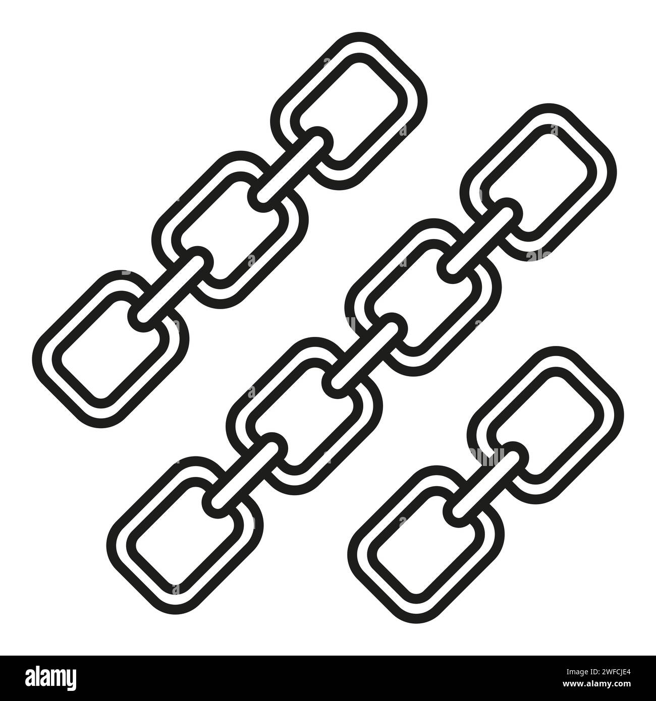 Chain icon. Communication, internet concept. Internet network. Vector ...