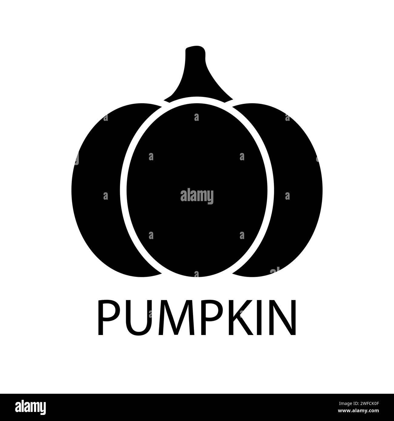 Pumpkin icon, great design for any purposes. Fresh organic vegetable ...