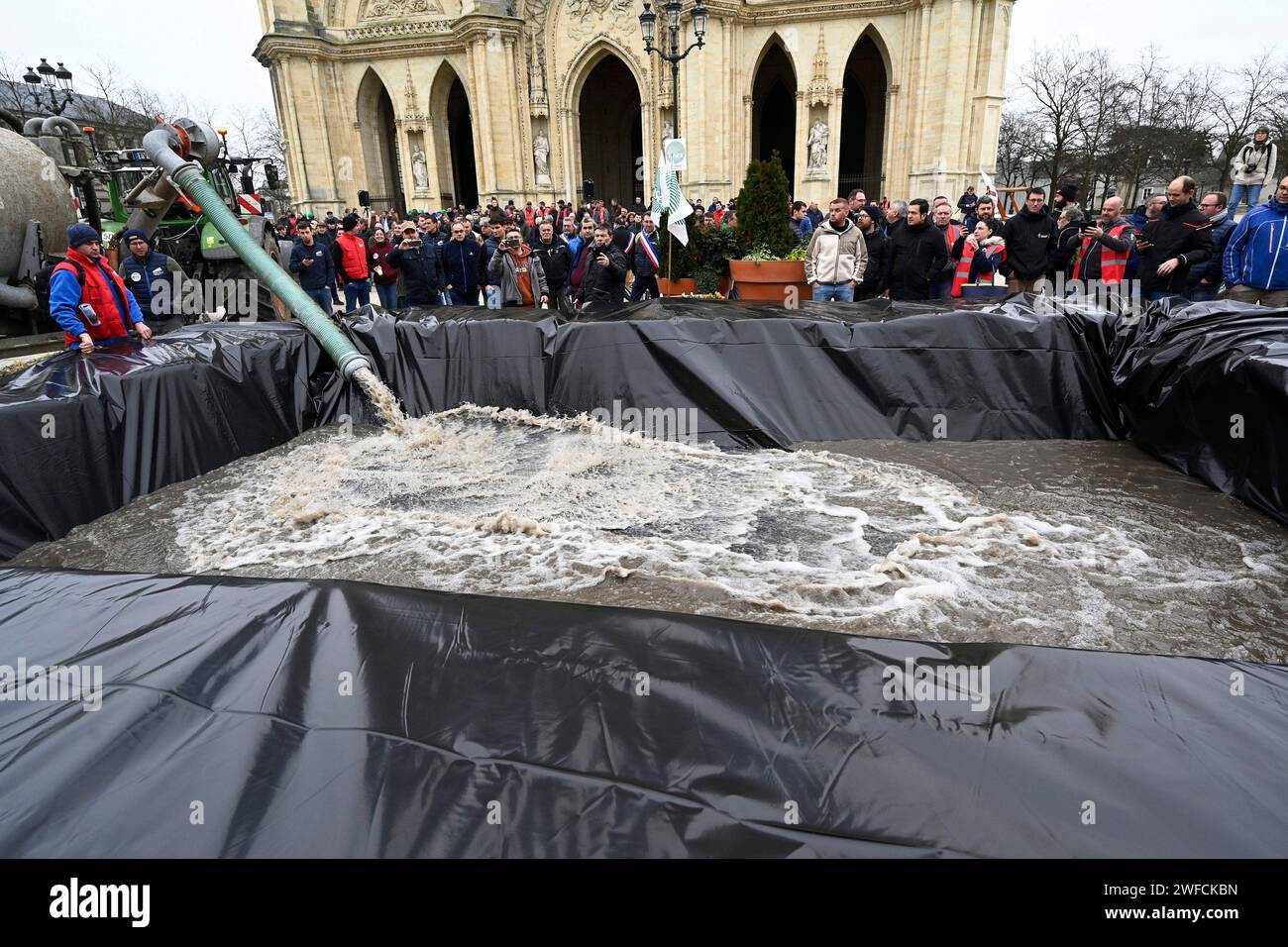 France. 30th Jan, 2024. © PHOTOPQR/REPUBLIQUE DU CENTRE/Pascal Proust ...