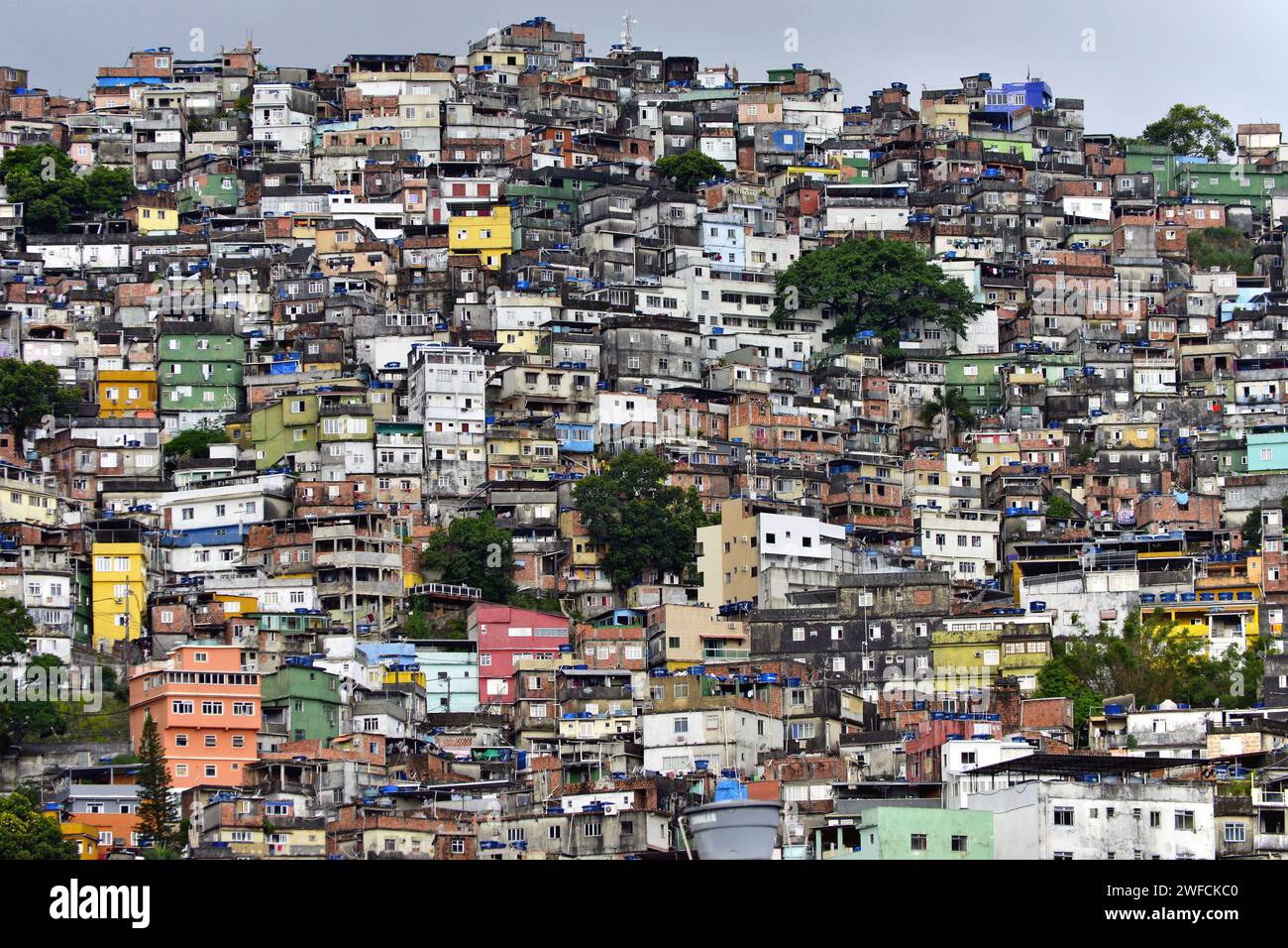Favela da rocinha in rio, brazil hi-res stock photography and images ...
