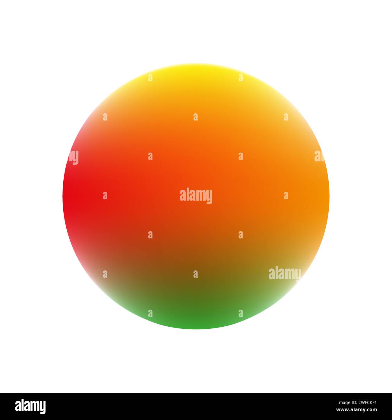 Beautiful orange volumetric sphere. Design element. Art decoration ...