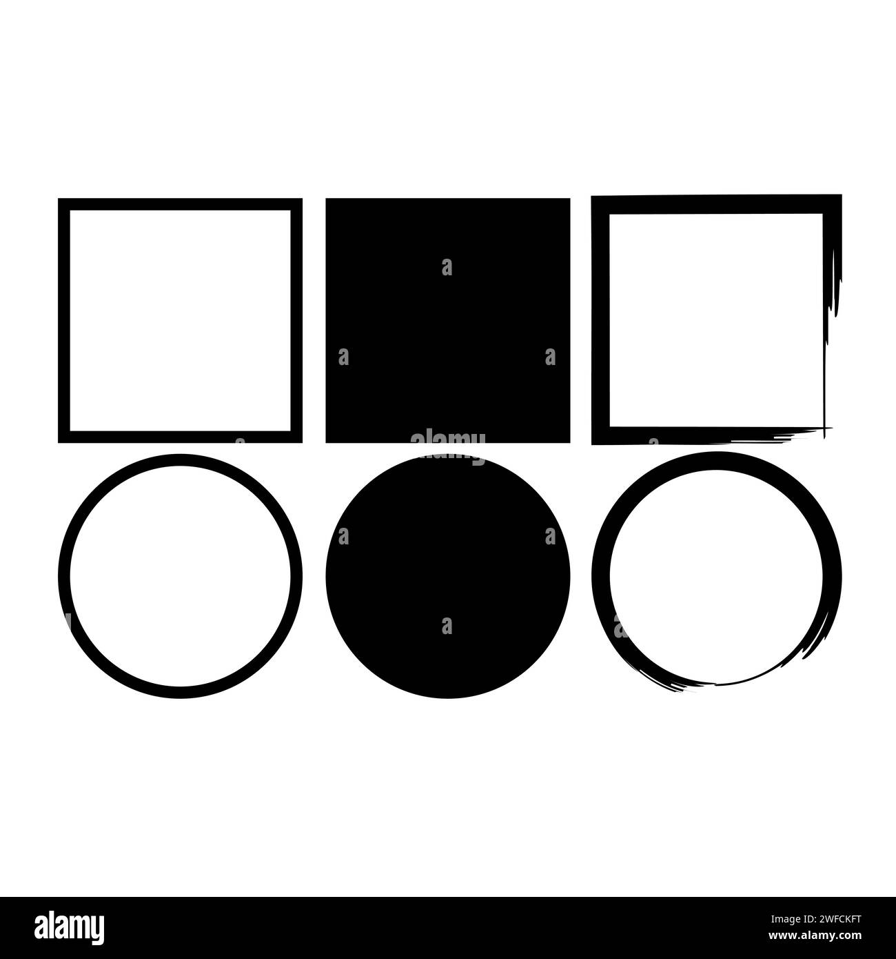 Grunge shapes. Distress grunge texture. Trendy design. Vector ...