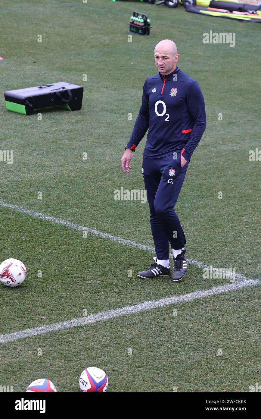Girona, Spain, 29th January 2024 - Steve Borthwick at England men's ...