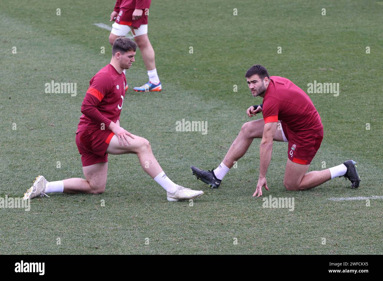 Girona, Spain, 29th January 2024 - Tom Roebuck and Will Muir at England ...