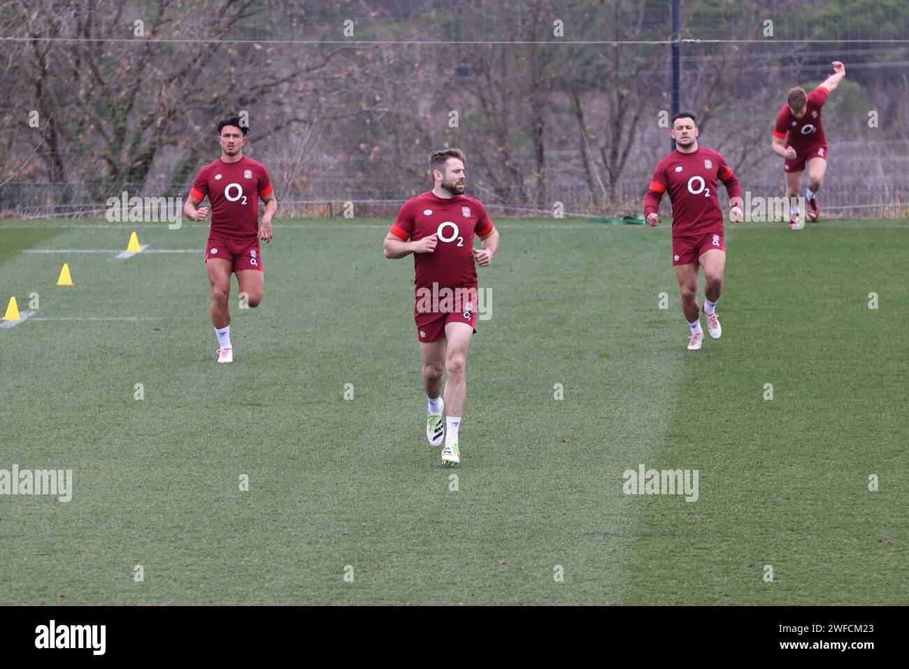 Girona, Spain, 29th January 2024 - Marcus Smith, Elliot Daly, Danny ...