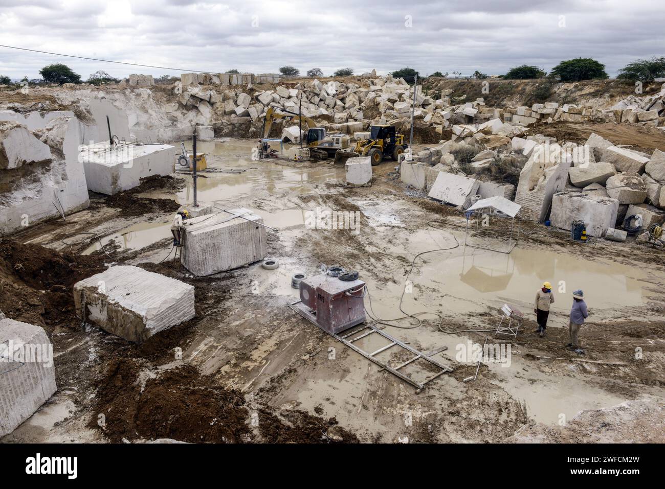 Marble Extraction Stock Photo - Alamy