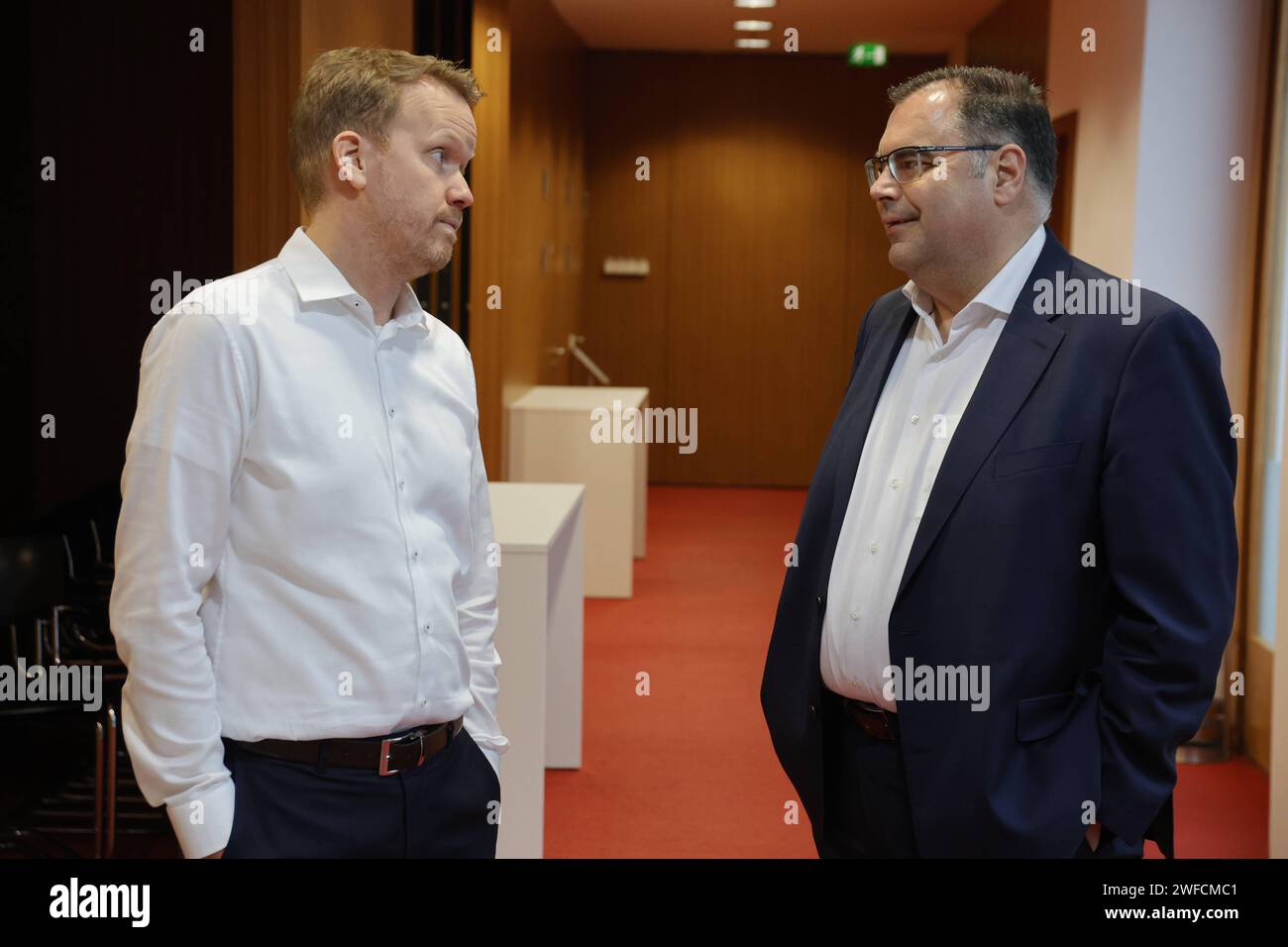 Lars Wagner, Ingo Wortmann, VDV-Präsident, Deutschland, Berlin, Jahrespressekonferenz: Verband ...