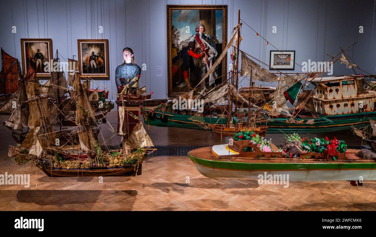 London, UK. 30th Jan, 2024. Hew Locke, Armada, 2017-2019 - the new ...