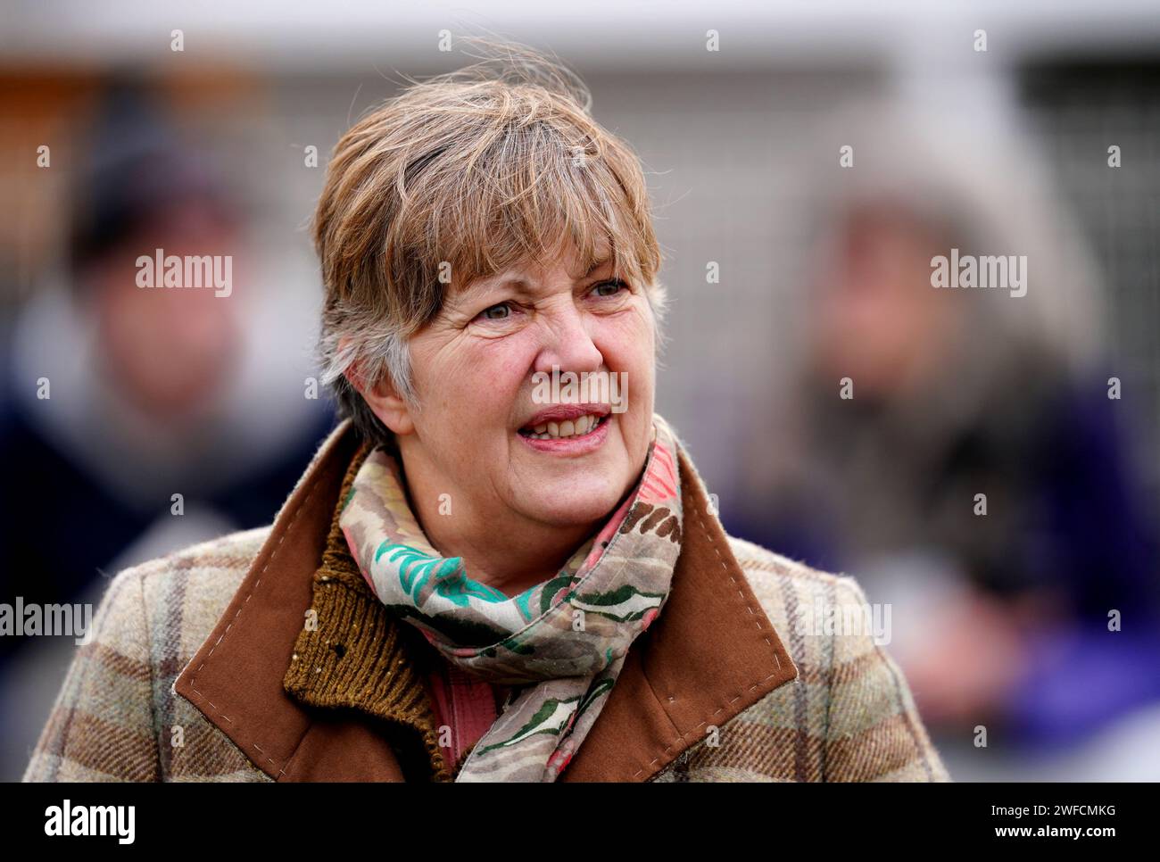 Trainer Jane Williams at Chepstow Racecourse. Picture date: Tuesday ...