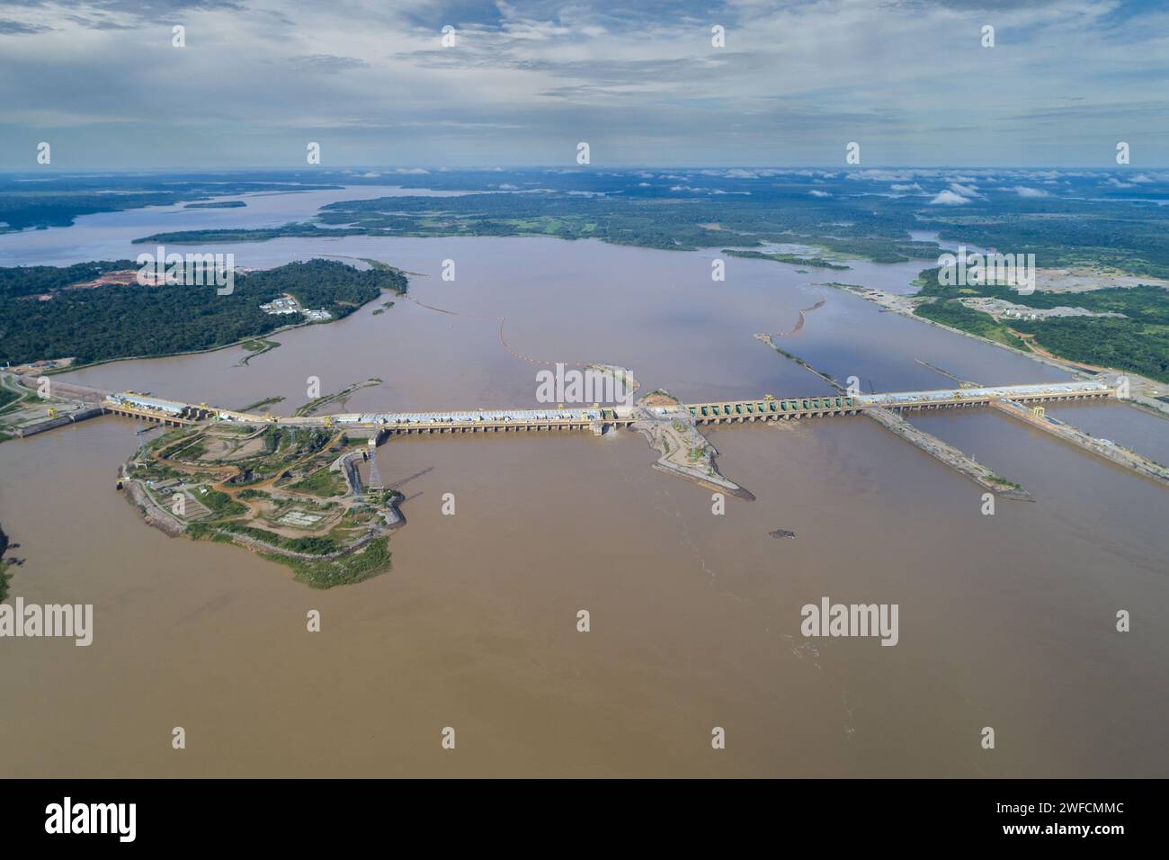 Santo antonio hydroelectric power plant hi-res stock photography and ...