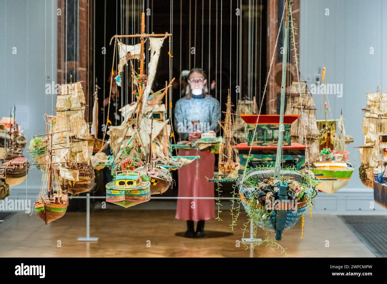 London, UK. 30th Jan, 2024. Hew Locke, Armada, 2017-2019 - the new ...