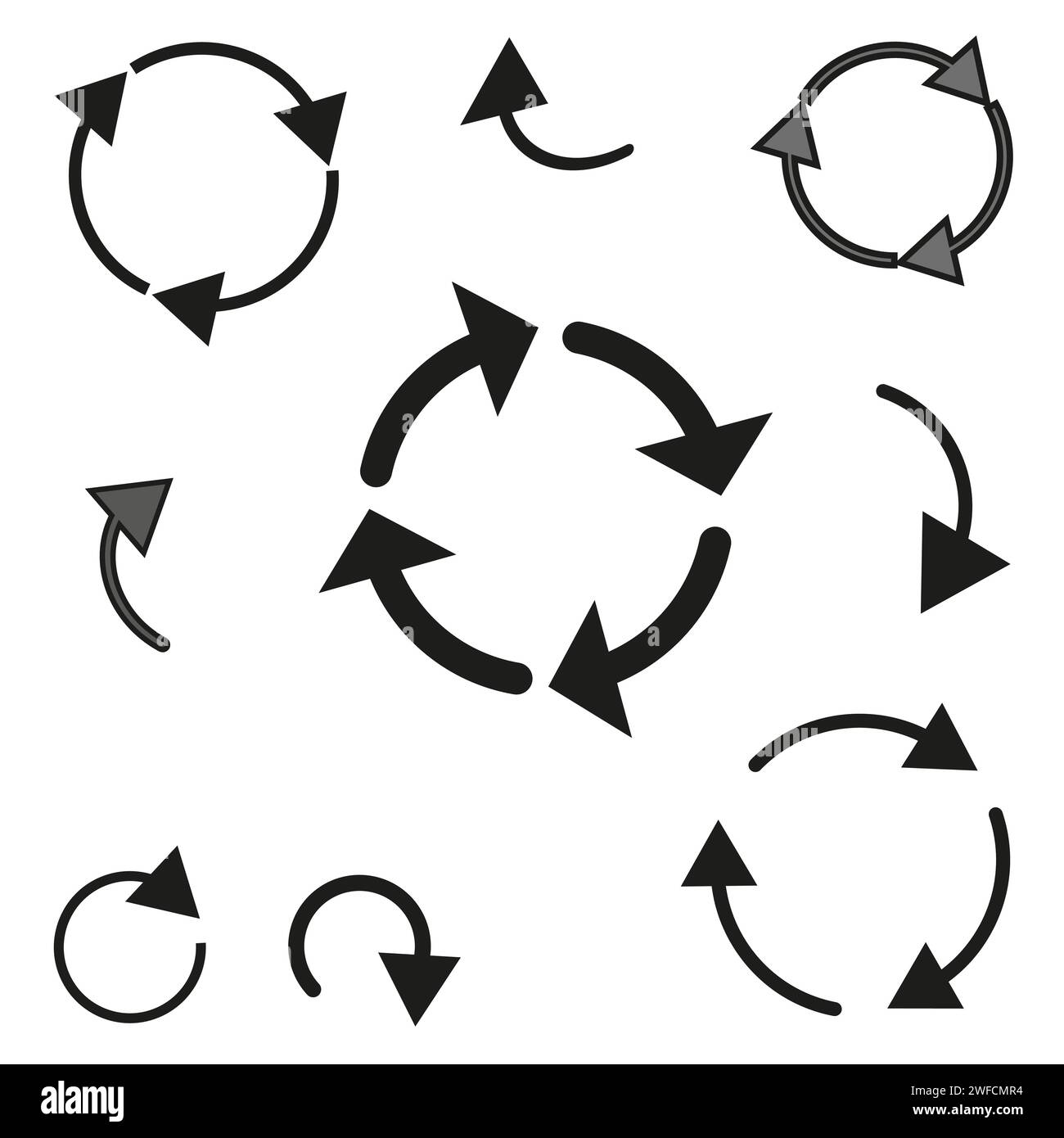 Circular arrows hi-res stock photography and images - Alamy