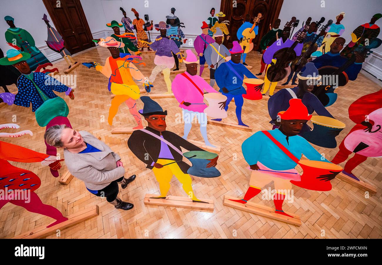 London, UK. 30th Jan, 2024. Lubaina Himid, Naming the Money, 2004 - the ...