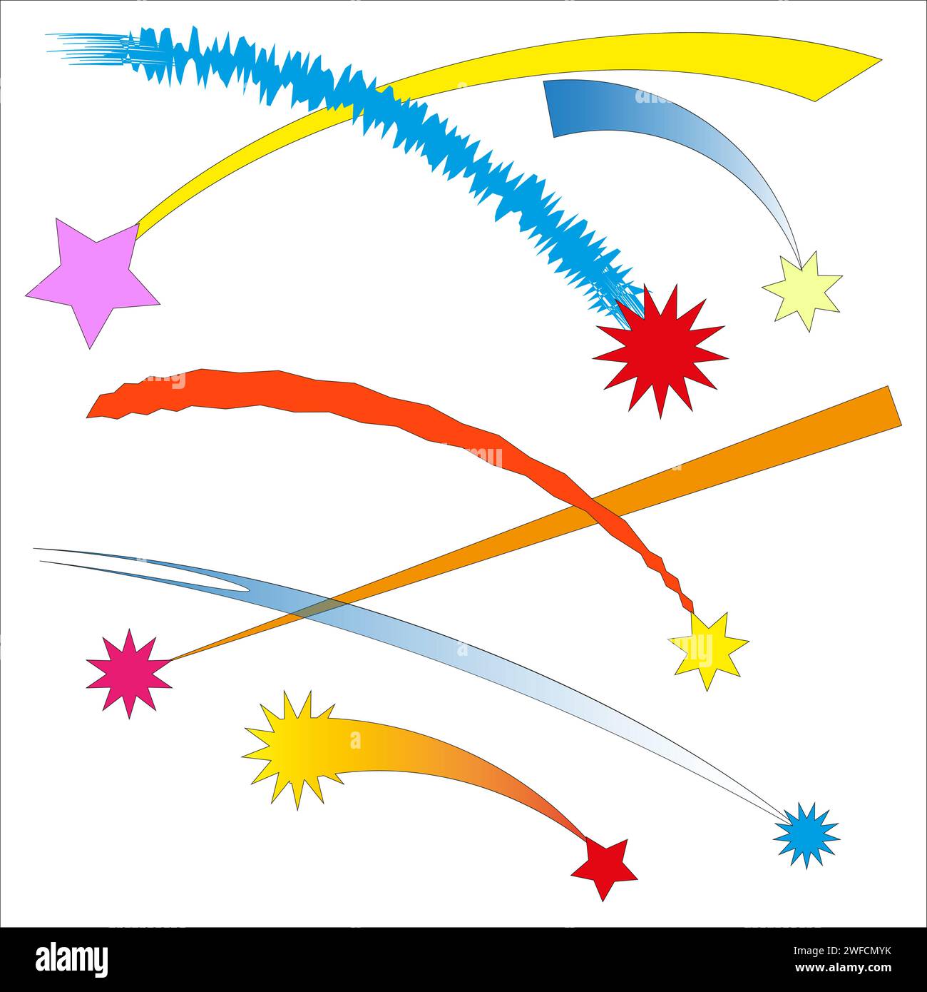 Starfall vector vectors hi-res stock photography and images - Alamy