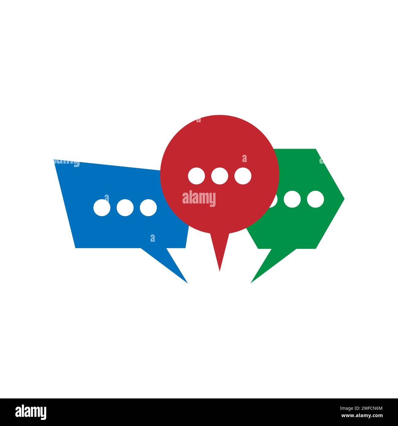 Dialogue balloon pink Stock Vector Images - Alamy