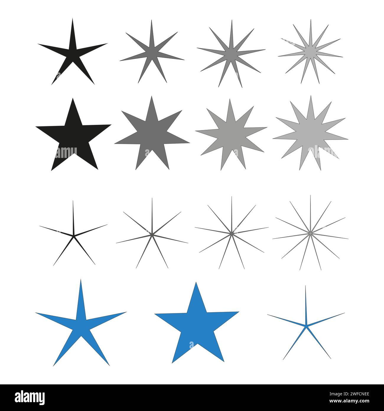 Sketch different stars. Geometric background.Tattoo art. Circle ...