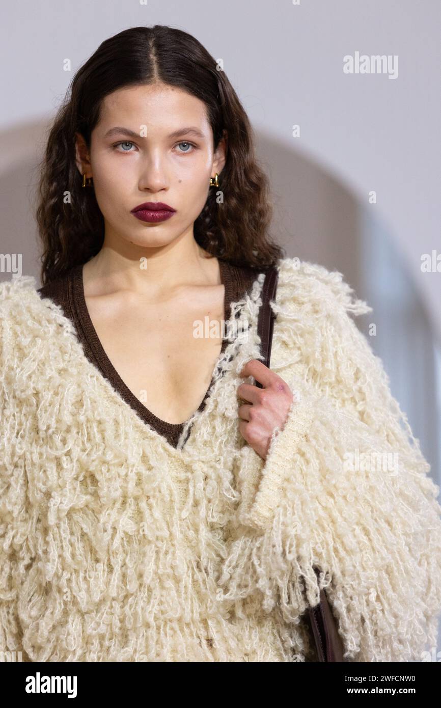 Copenhagen, Denmark. January 30th, 2024. A model on the catwalk at the ...