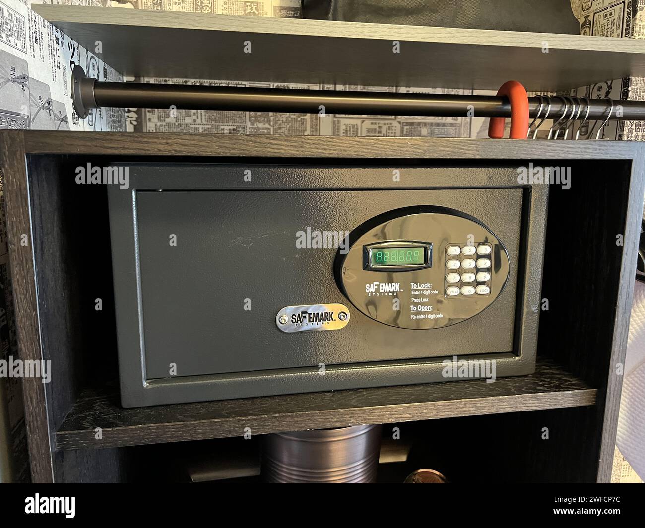 Digital hotel room safe with electronic keypad, San Francisco ...