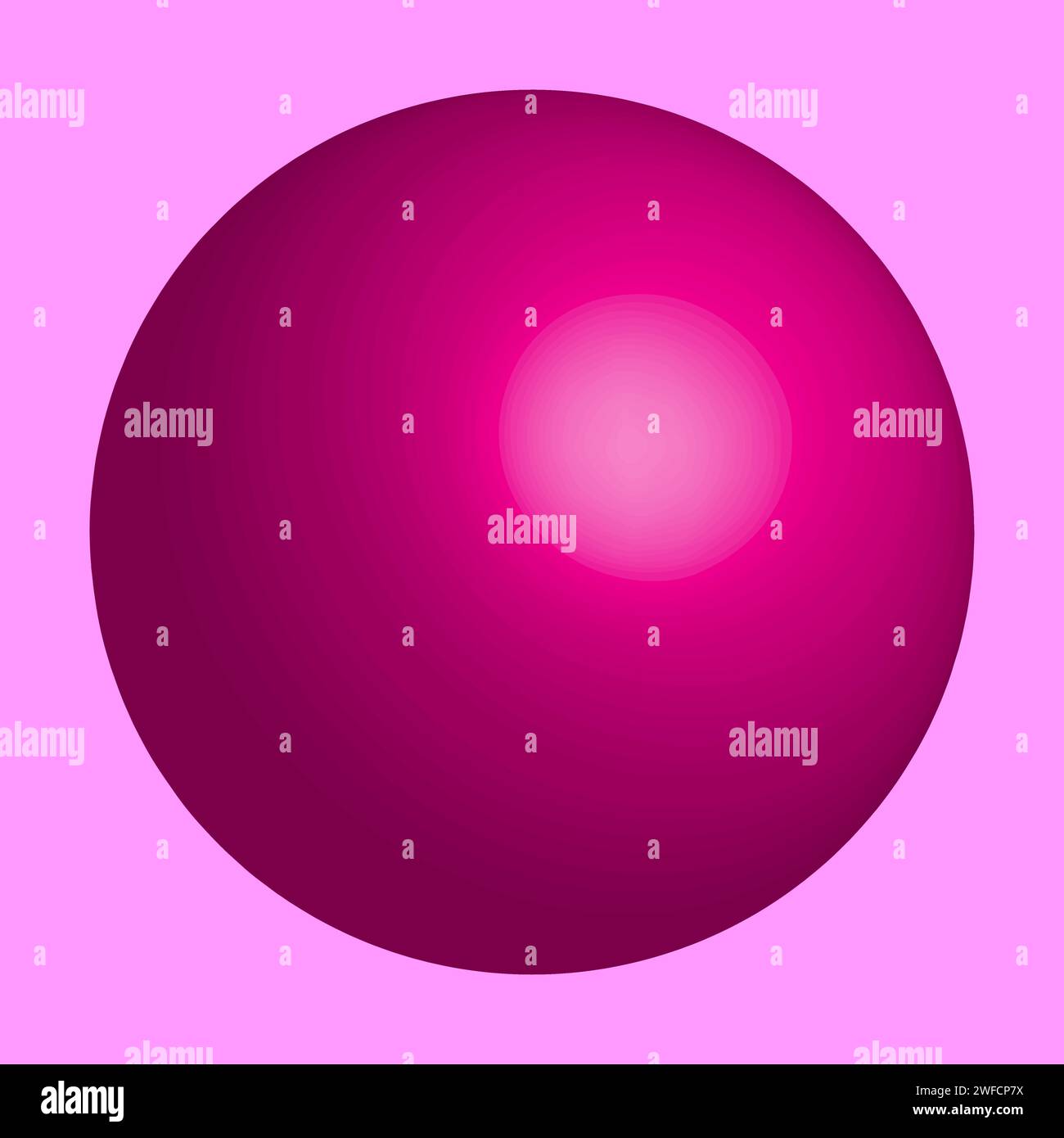 3d burgundy sphere for decoration design. Burgundy color. Vector illustration. stock image. EPS ...