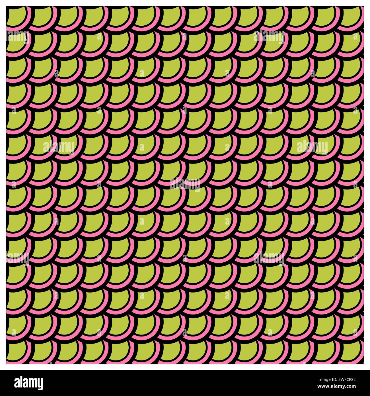 Scale pattern. Geometric circle abstract motif. Sea wave japanese ...