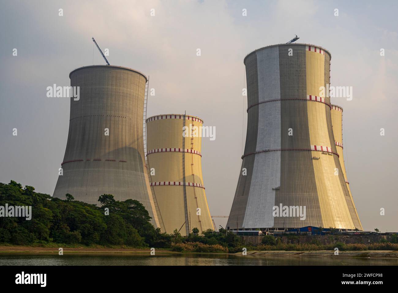 Cooling towers of Nuclear Power Plant Stock Photo - Alamy