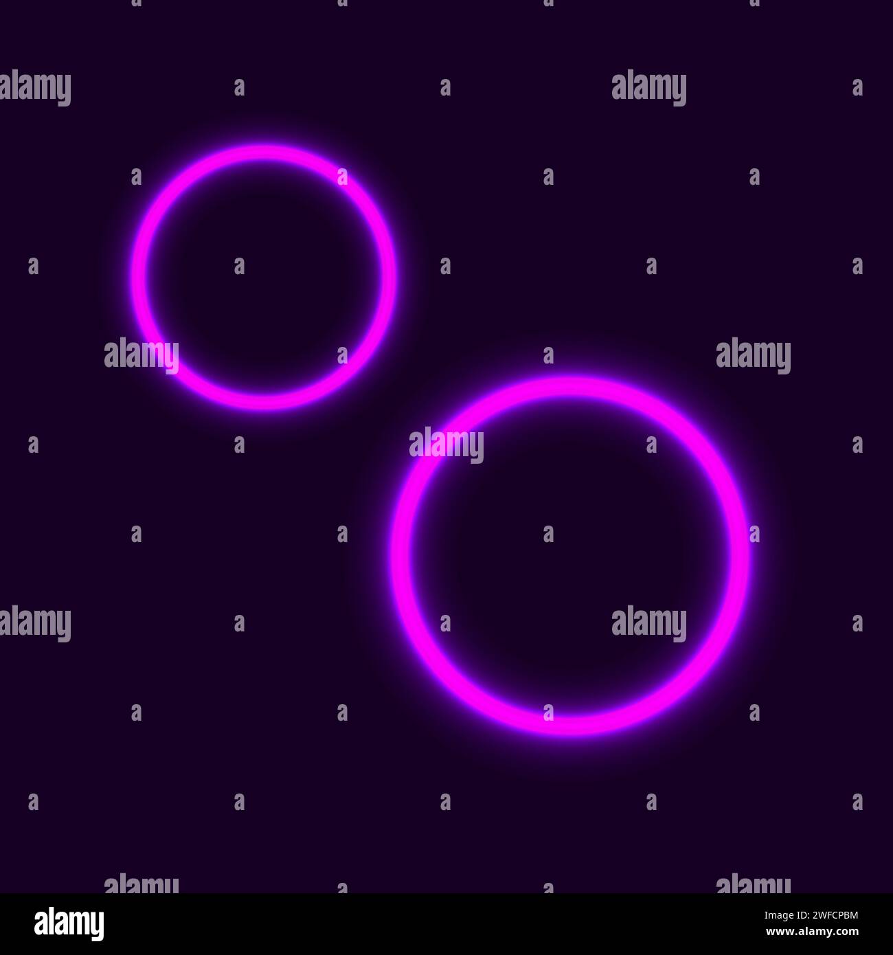 Pink purple neon circles. Digital space. Circular frame. Abstract ... Pink purple neon circles. Digital space. Circular frame. Abstract ...