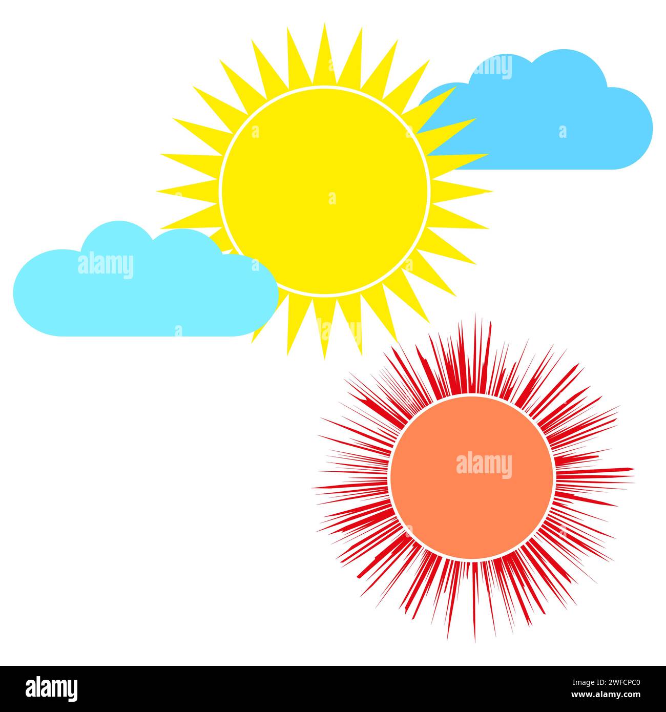 Warm sunny image Stock Vector Images - Alamy