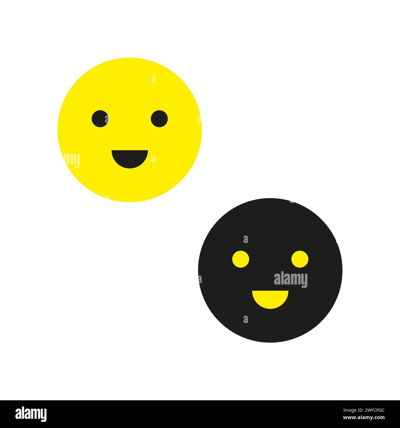 Smile icon. Smiley face. Happy face. Vector illustration. Stock image ...