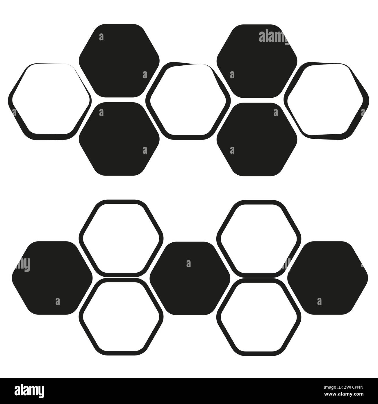 Honeycomb net Stock Vector Images - Alamy