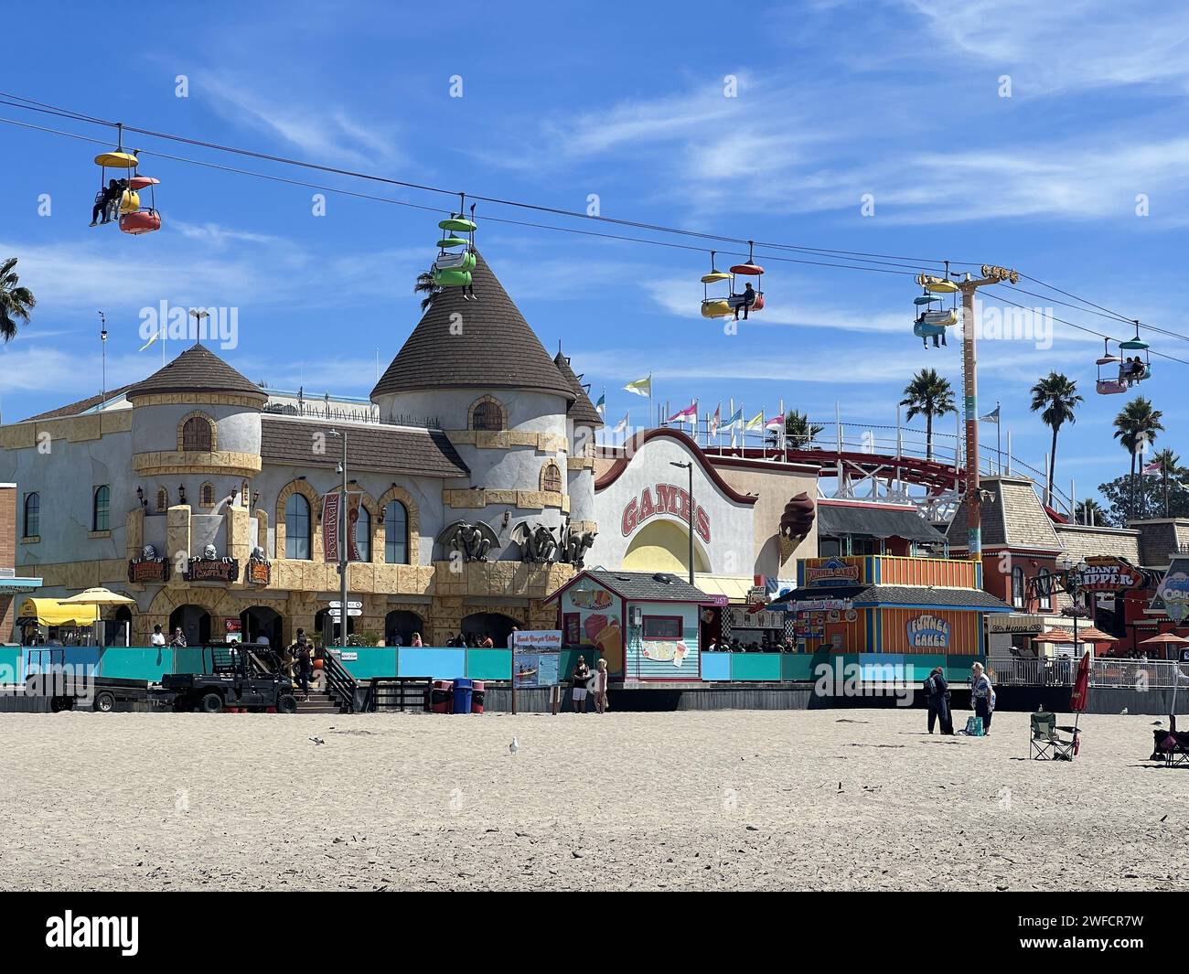 Santa cruz california sky glider hi-res stock photography and images ...