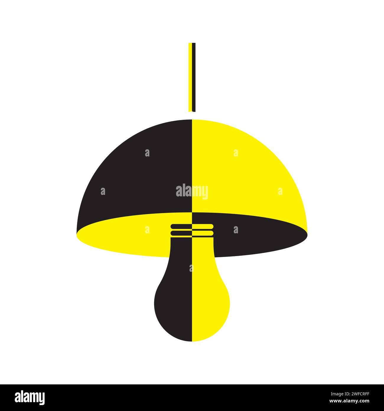 Modern lamp shade. Creative concept design. Vector illustration. stock image. EPS 10 Stock ...