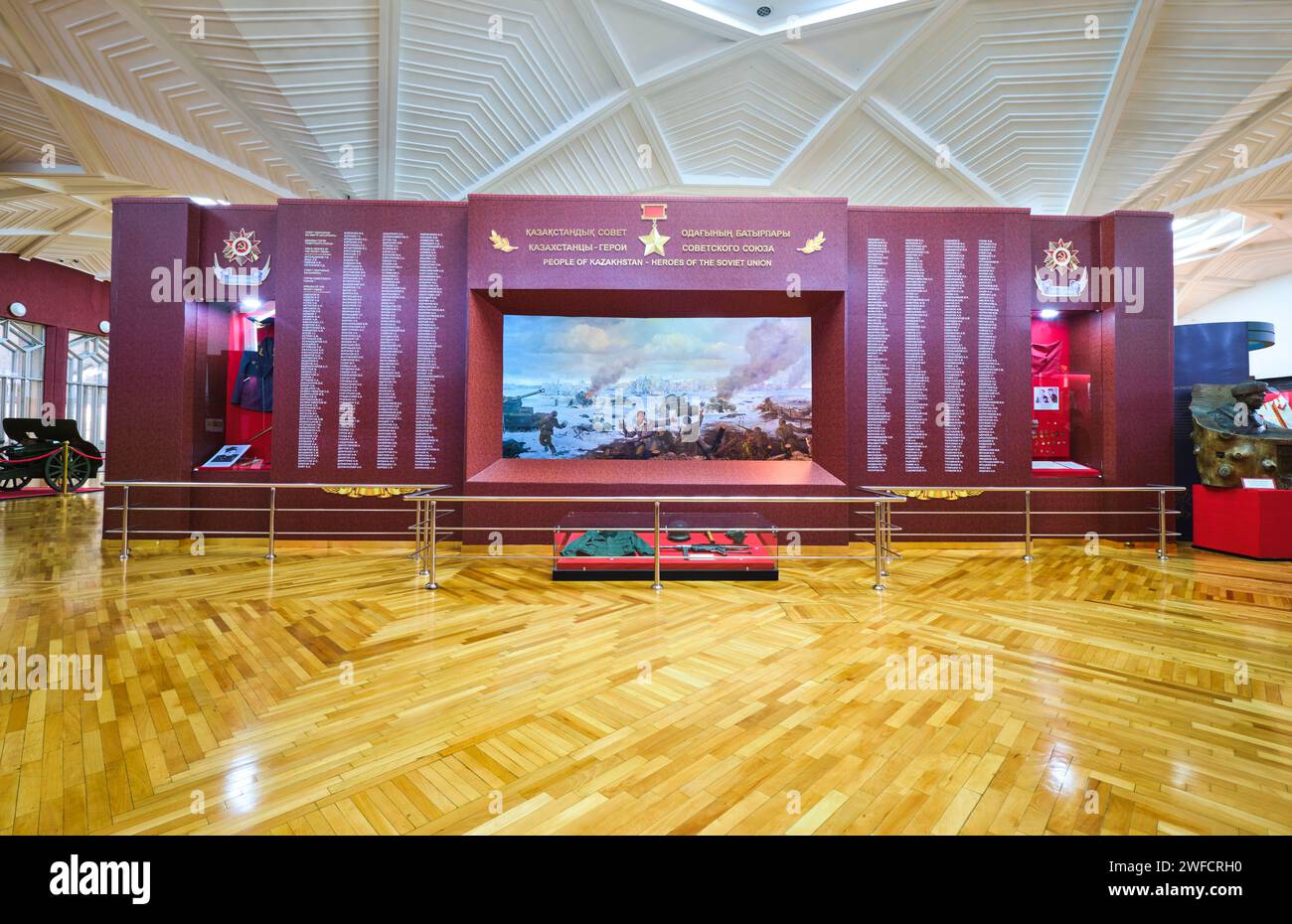 View of a diorama featuring a depiction of an Eastern Front winter ...