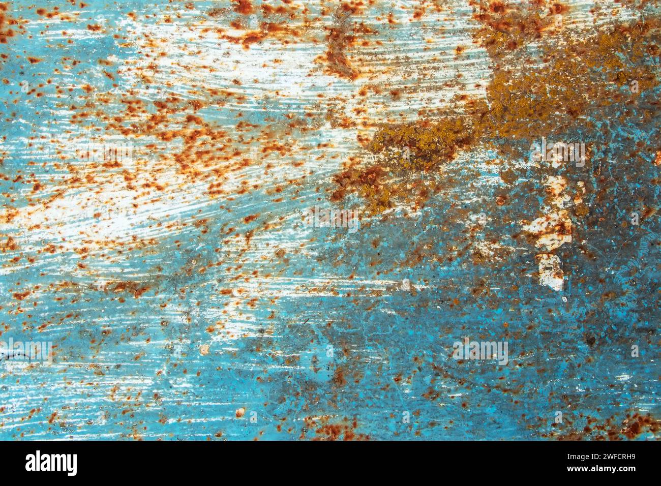Blue rusty metal texture background close up Stock Photo - Alamy