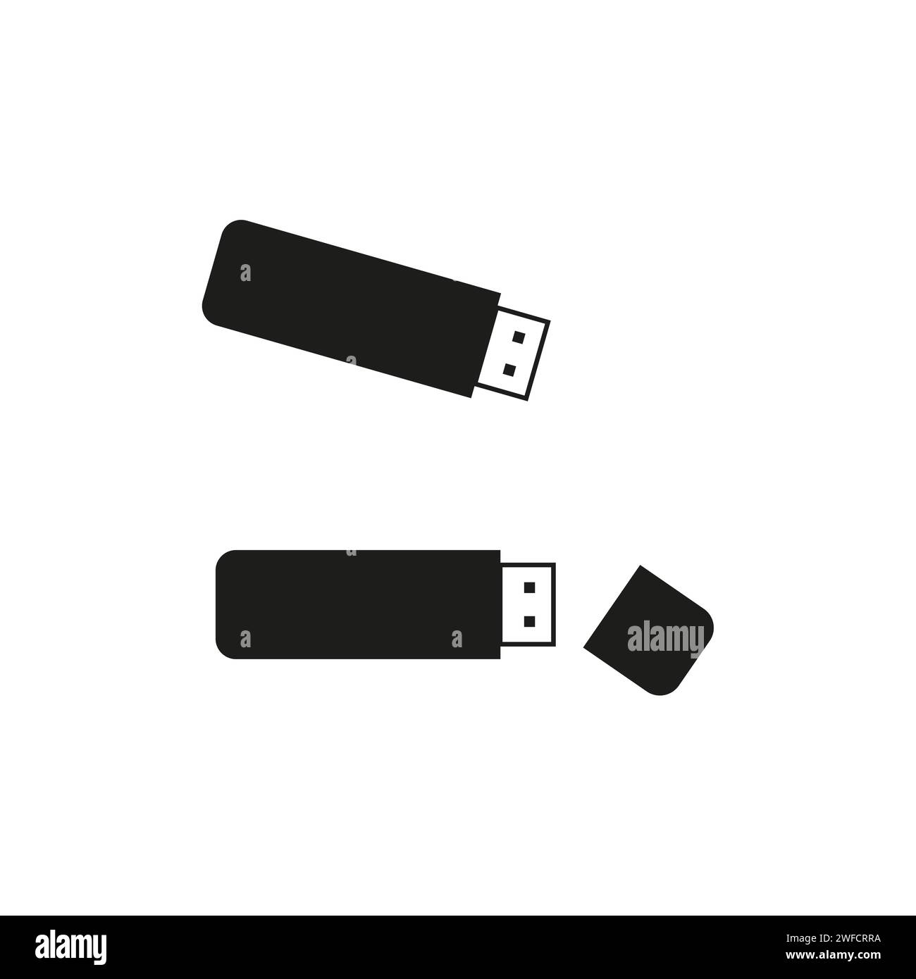 Flash drive icon. Digital data. Vector illustration. EPS 10 Stock Vector Image & Art - Alamy
