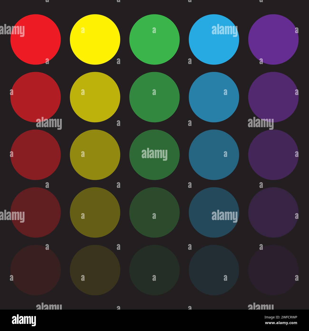 Trendy palette circles, great design for any purposes. Pastel color ...