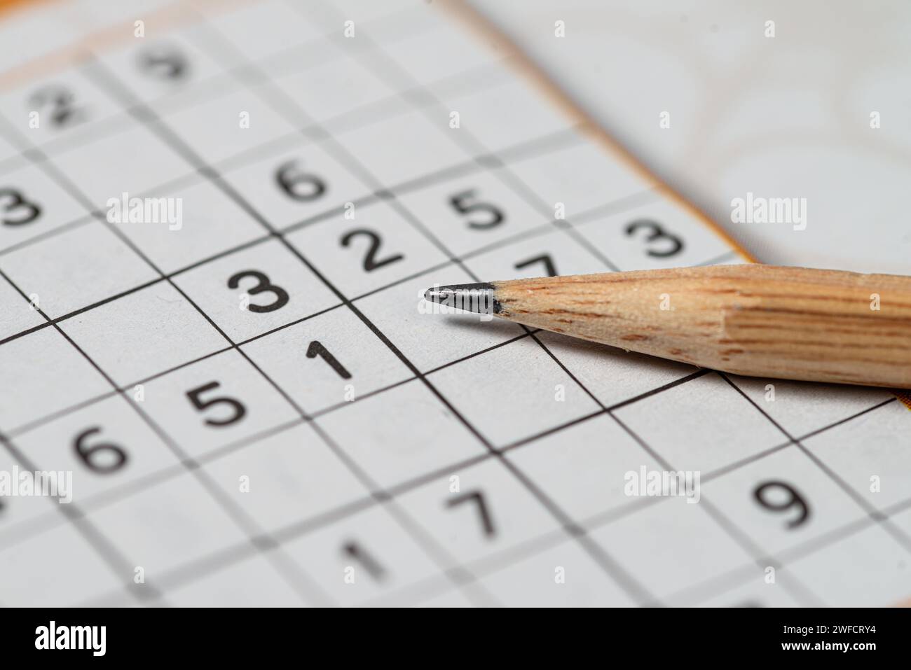 Sudoku background hi-res stock photography and images - Alamy