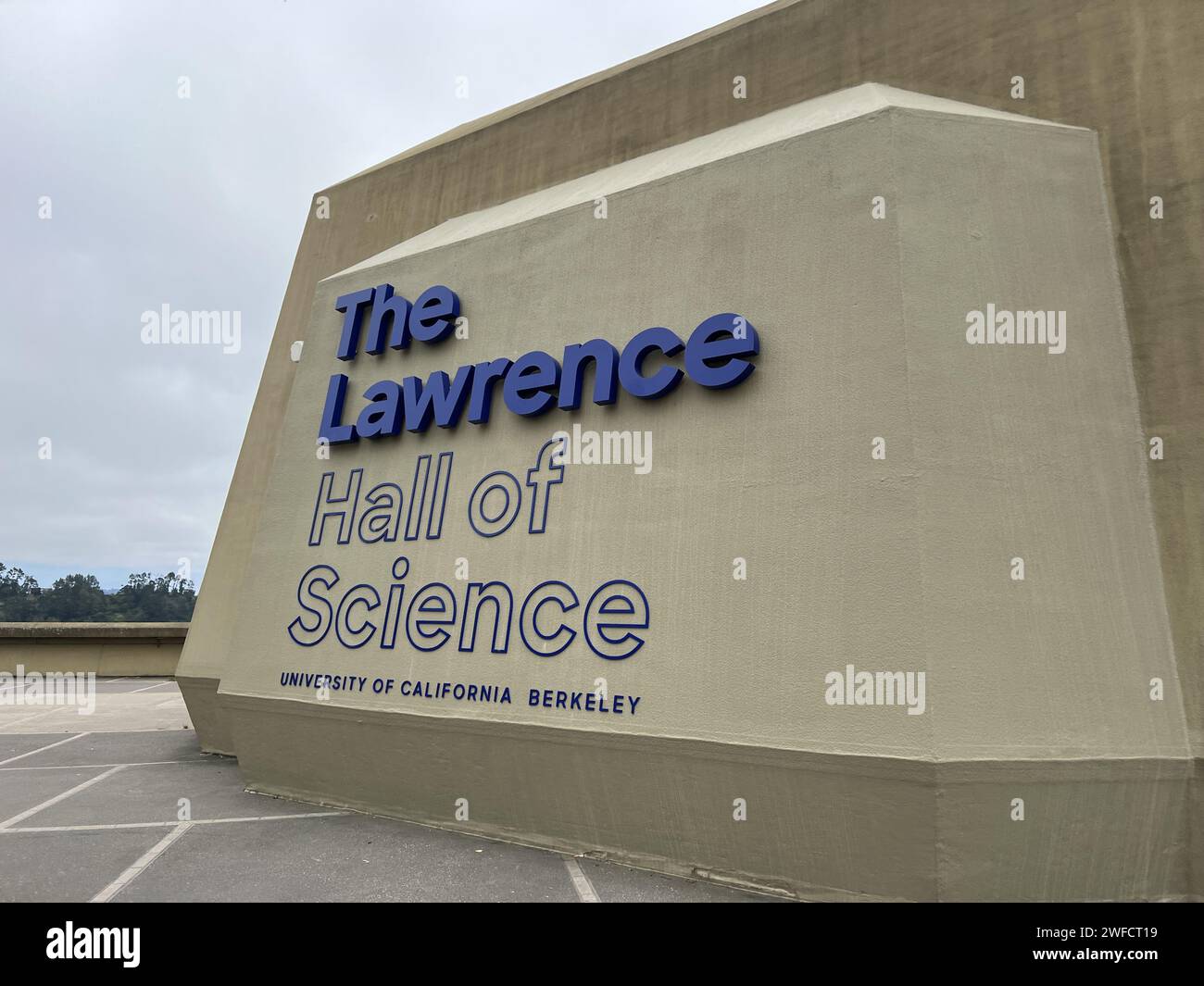Entrance to 'The Lawrence Hall of Science' at the University of ...