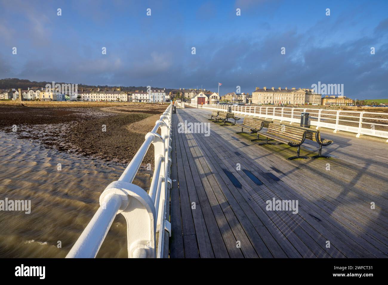 Beaumaris Pier, Isle of Anglesey, North Wales Stock Photo - Alamy