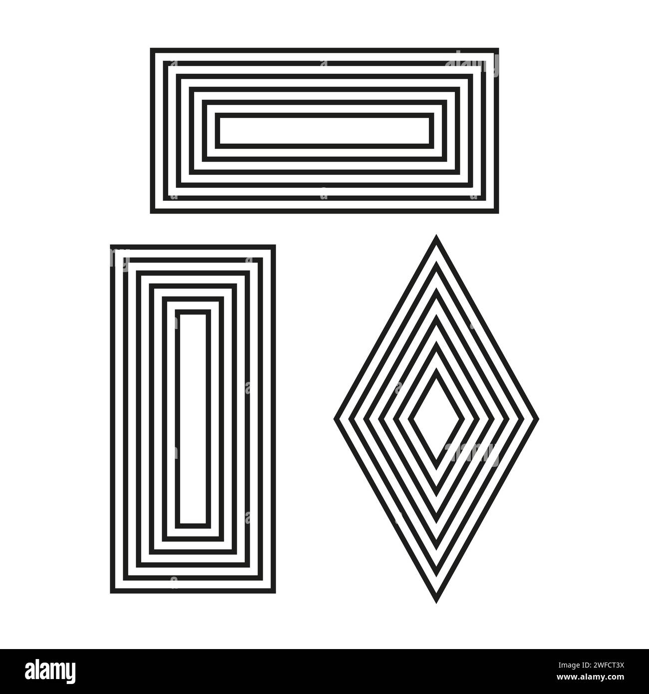 Geometric shapes lines stripes. Shape background. Rectangle pattern ...