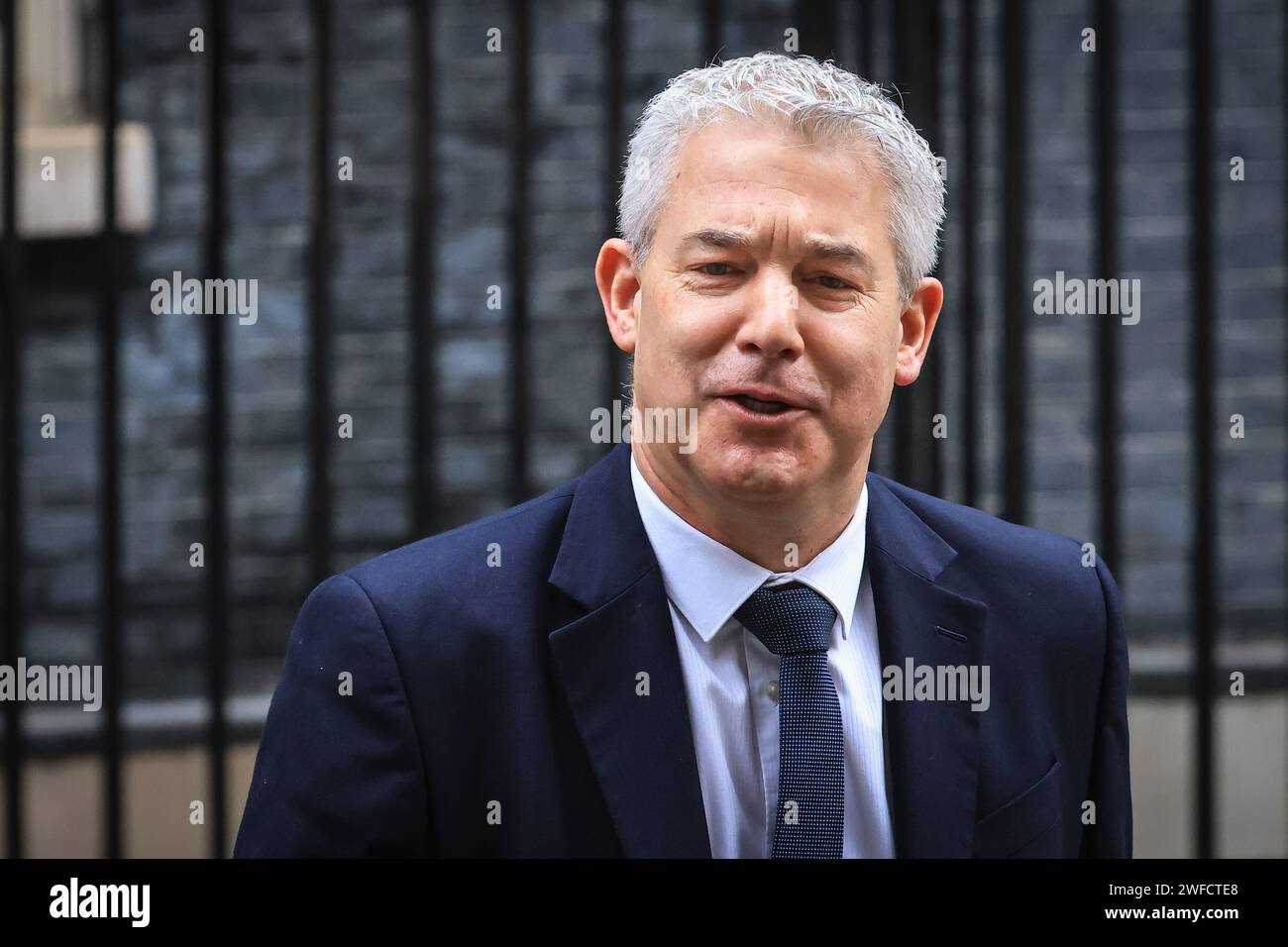 London, UK. 30th Jan, 2024. Steve Barclay, MP, Secretary of State for ...